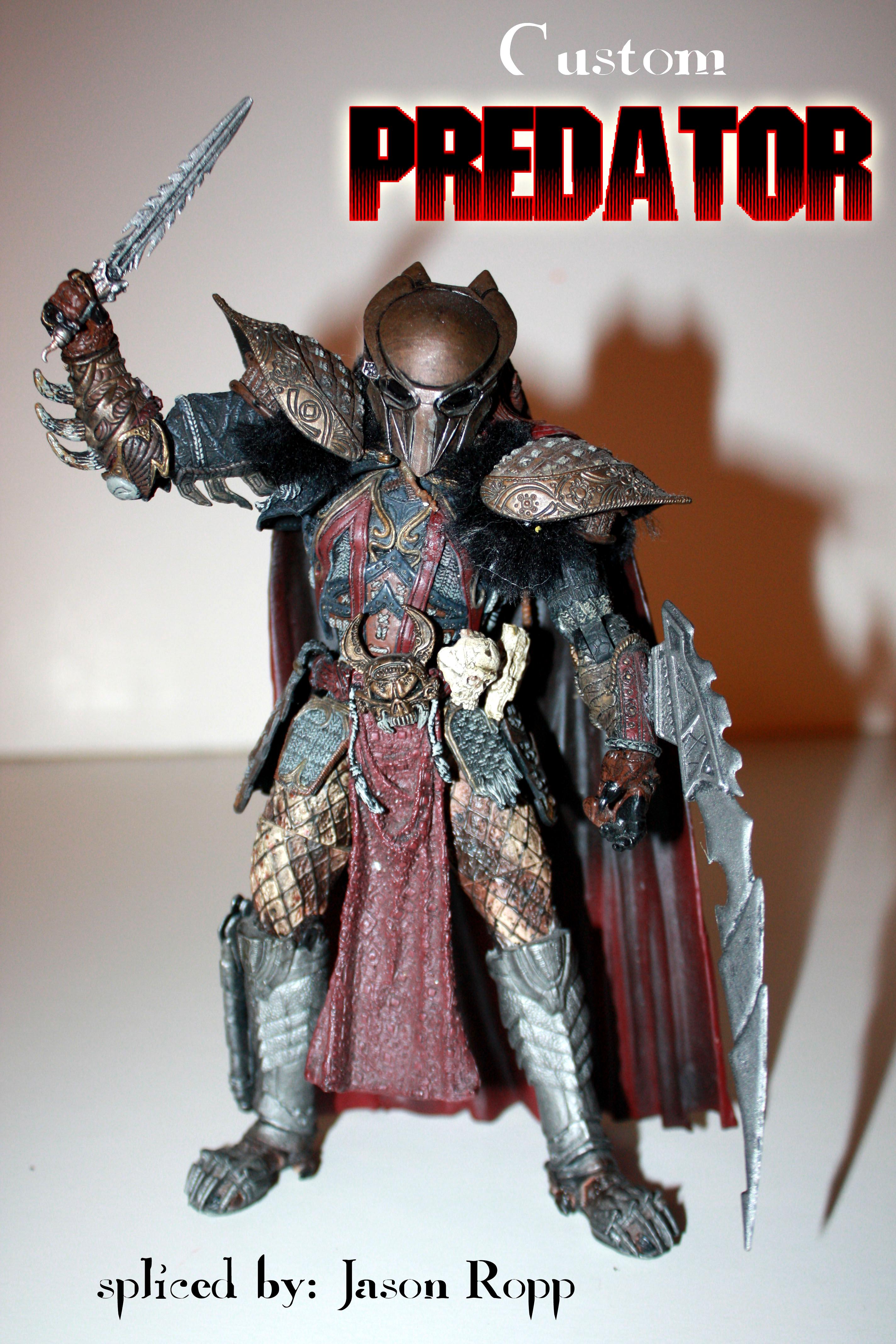 Action Figures, Aliens, Avp, Custom, Mcfarline, Neca, Predator, Predators, Spliced - Cutom Pred ...